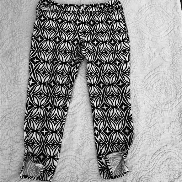 ECI | Pants & Jumpsuits | Eci New York Black White Stretch Ankle Pants ...